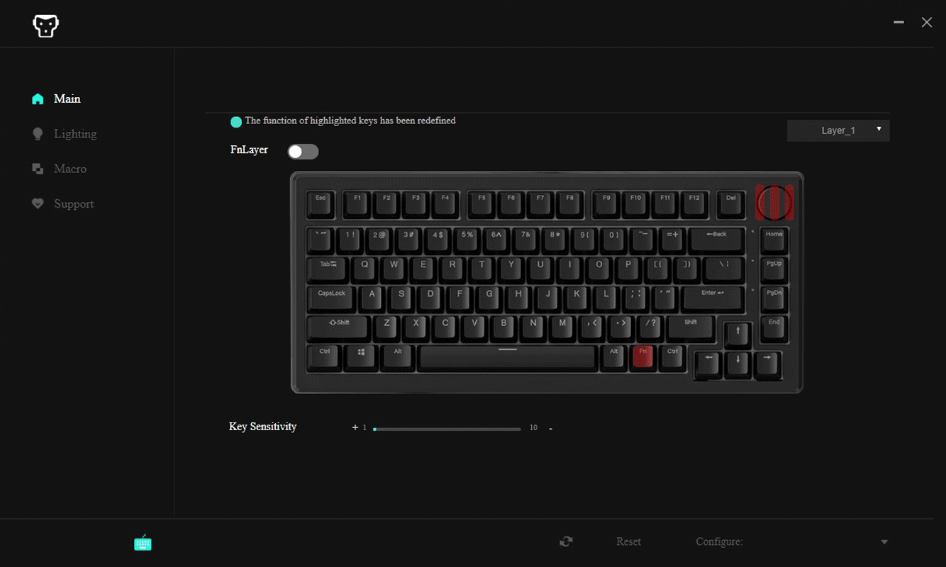 คีย์บอร์ดเกมมิ่ง รุ่น kx-75 คีย์บอร์ดแมคคานิคอลดีไซน์หรู