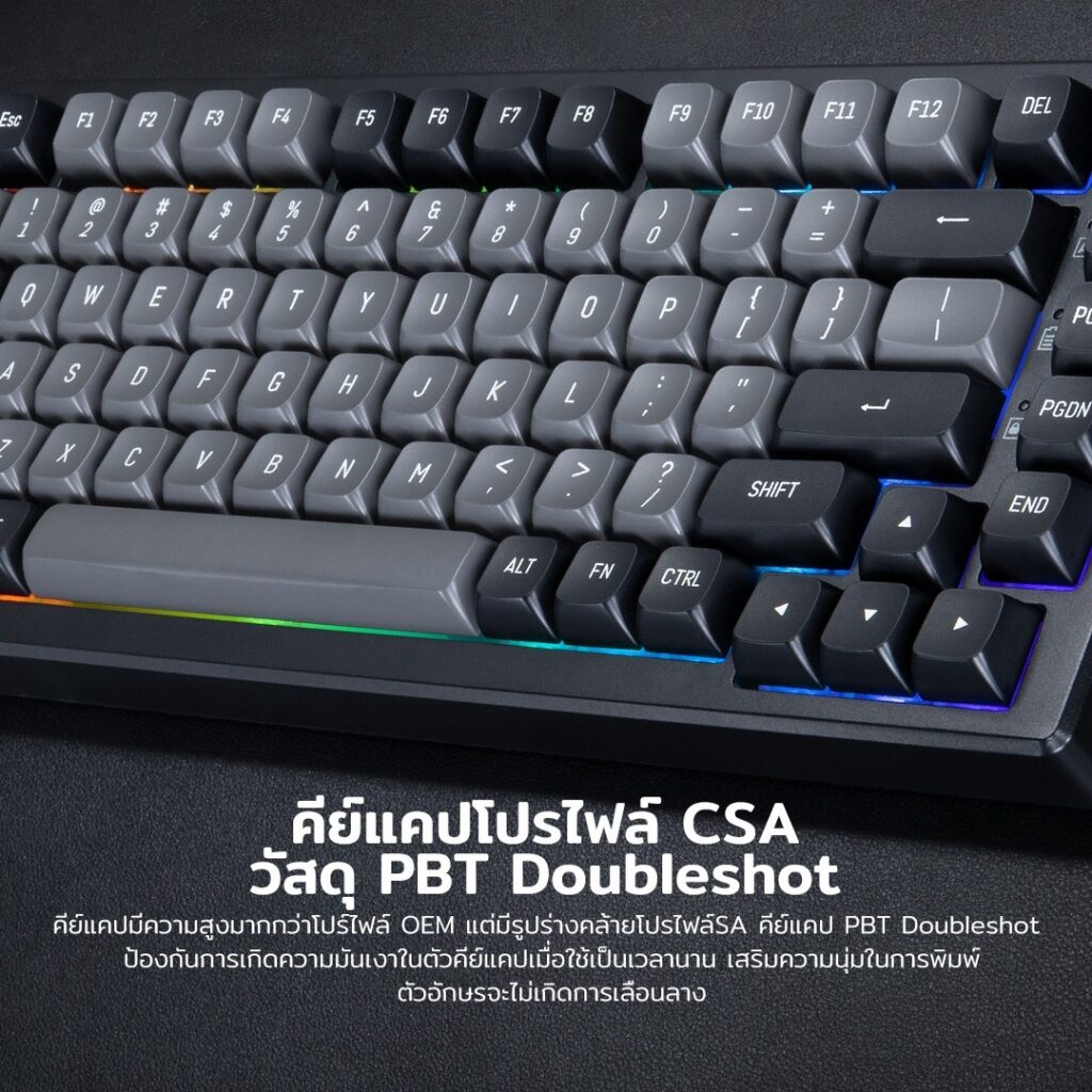 คีย์บอร์ดเกมมิ่ง รุ่น kx-75 - Saruspace