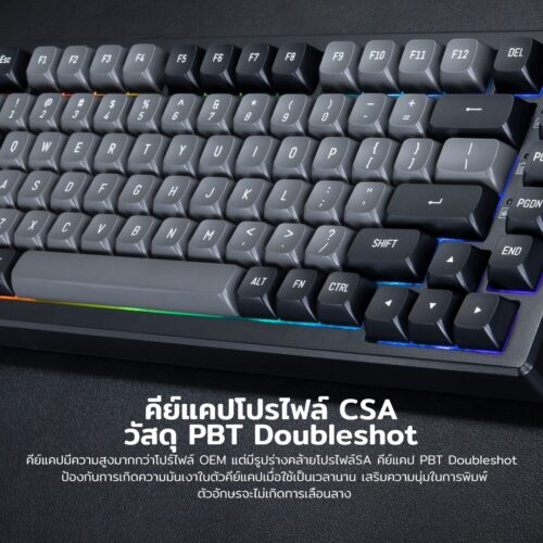 คีย์บอร์ดเกมมิ่ง รุ่น kx-75 - Saruspace