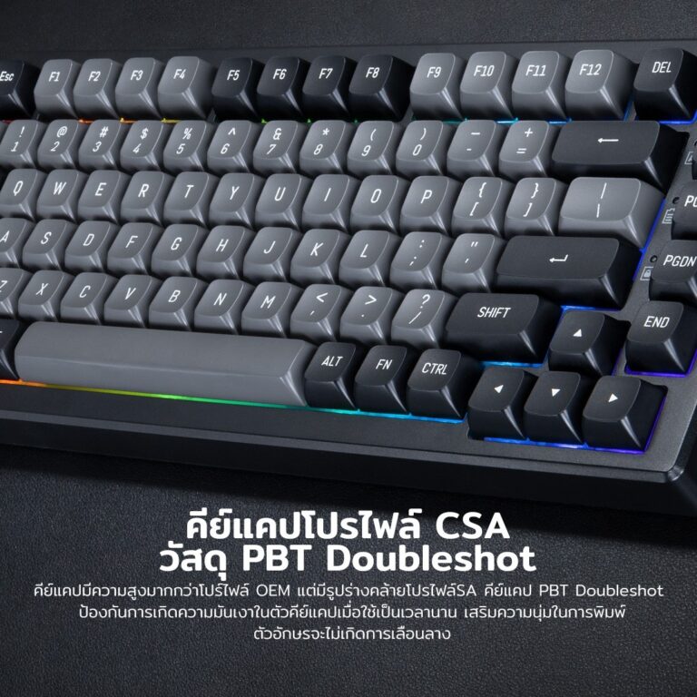 คีย์บอร์ดเกมมิ่ง รุ่น kx-75 - Saruspace