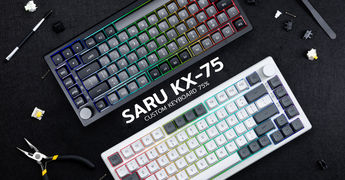 คีย์บอร์ด แมคคานิคอล ดีไซน์เรียบหรู - Saru Space