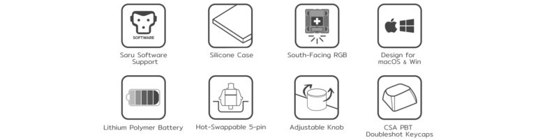 คีย์บอร์ดเกมมิ่ง รุ่น kx-75 - Saruspace