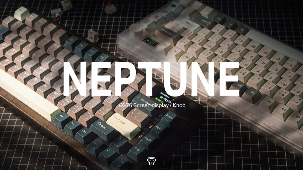 SARU NEPTUNE KX-76 Keyboard – Stunning Translucent Gasket Mount with ...