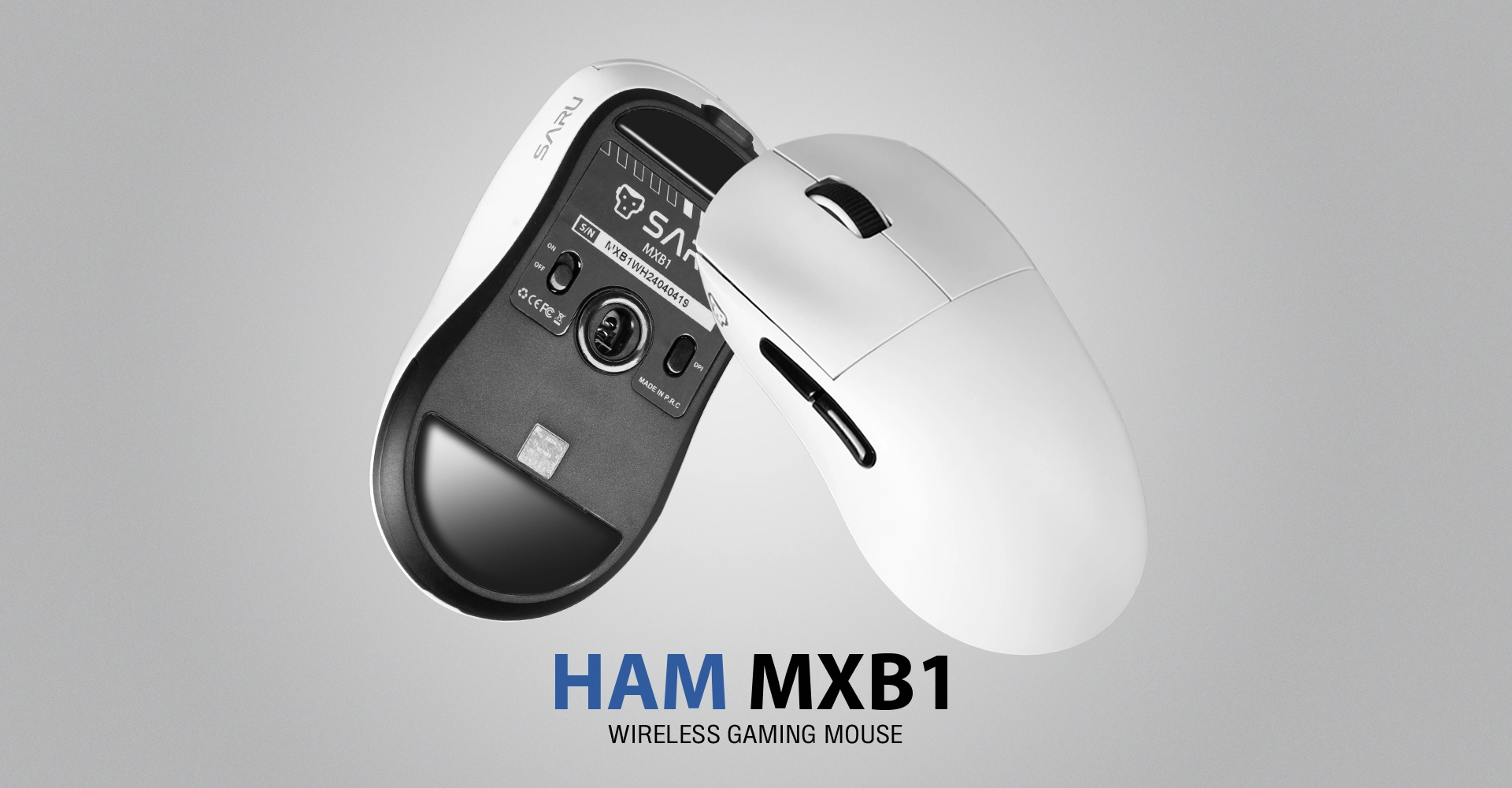 HAM (SARU x NHD) Gaming Mouse 4K Lightweight – Ultra-Precise Pro-Grade ...